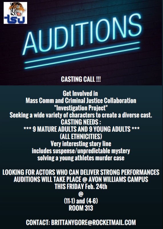 Casting Actors and Extras in Nashville for Crime Scene Investigation ...