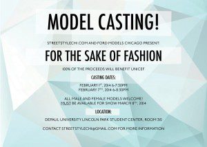 Open casting call for models – Fashion Show in Chicago