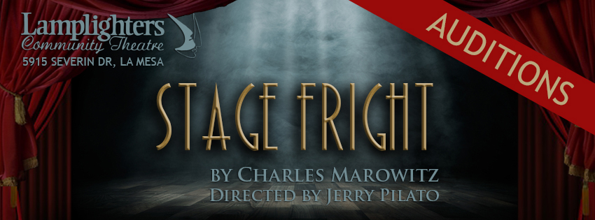 San Diego Community Theater Auditions for “Stage Fright” | Auditions Free San Diego Community Theater Auditions for “Stage Fright” | Auditions Free