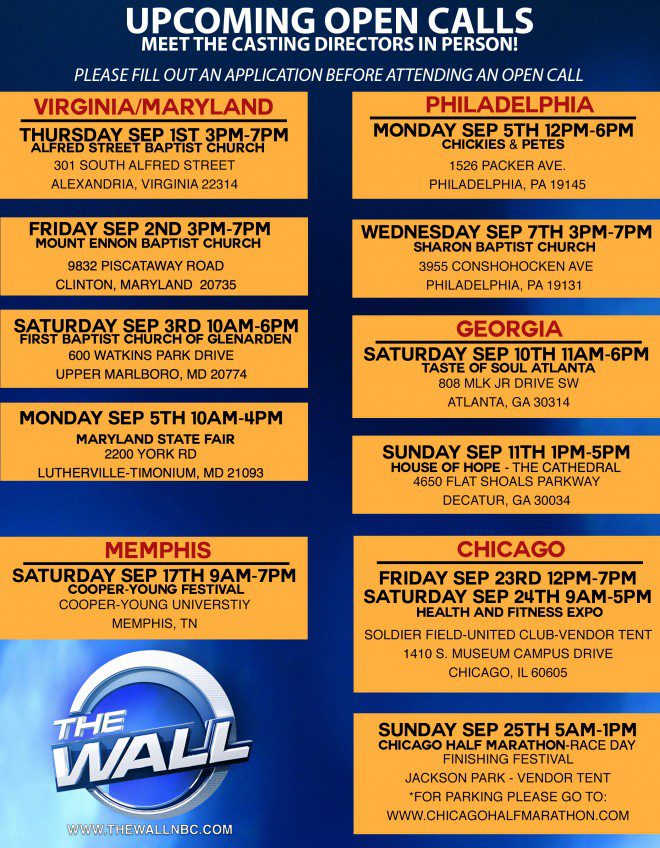 Open Auditions for New NBC LeBron James Game Show "The Wall"
