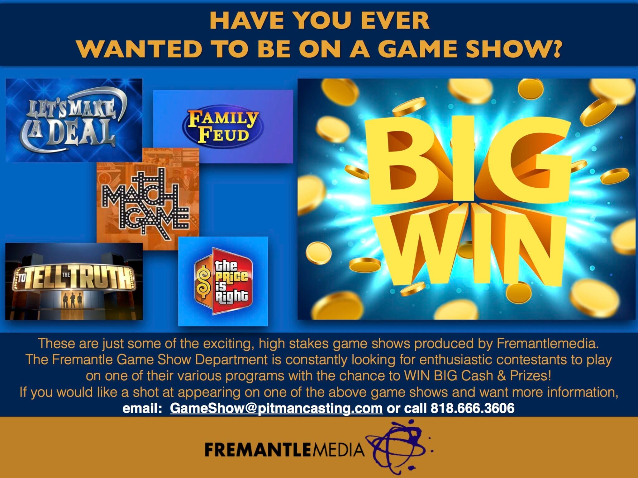 Auditions for Let's Make A Deal, The Price Is Right and Family Feud in ...