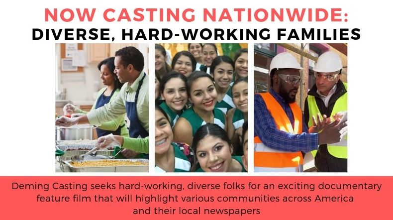 Casting Call For Families Nationwide For Upcoming Feature Length Documentary
