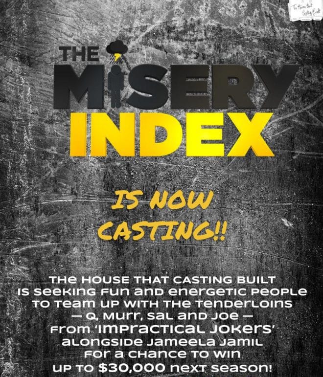 Casting Call for Game Show "The Misery Index" Nationwide
