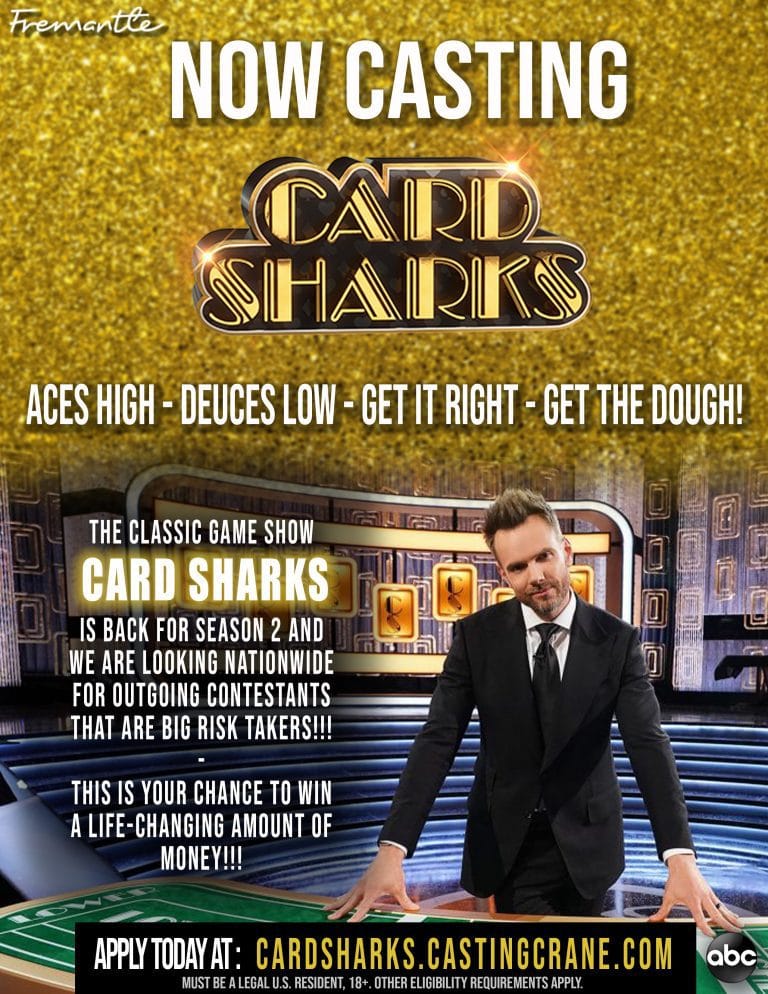 ABC’s Card Sharks Online Casting Call Nationwide