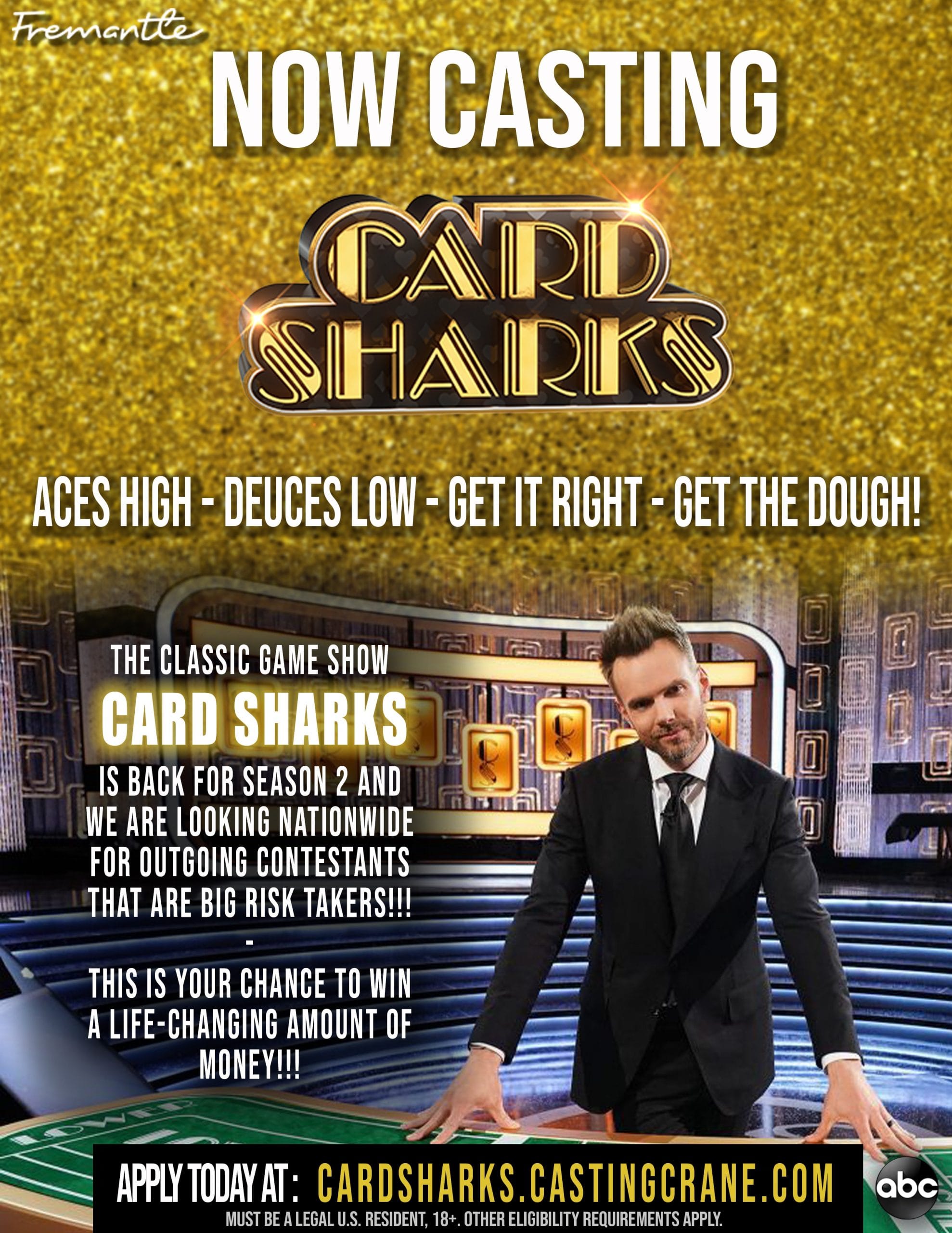 ABC's Card Sharks Online Casting Call Nationwide