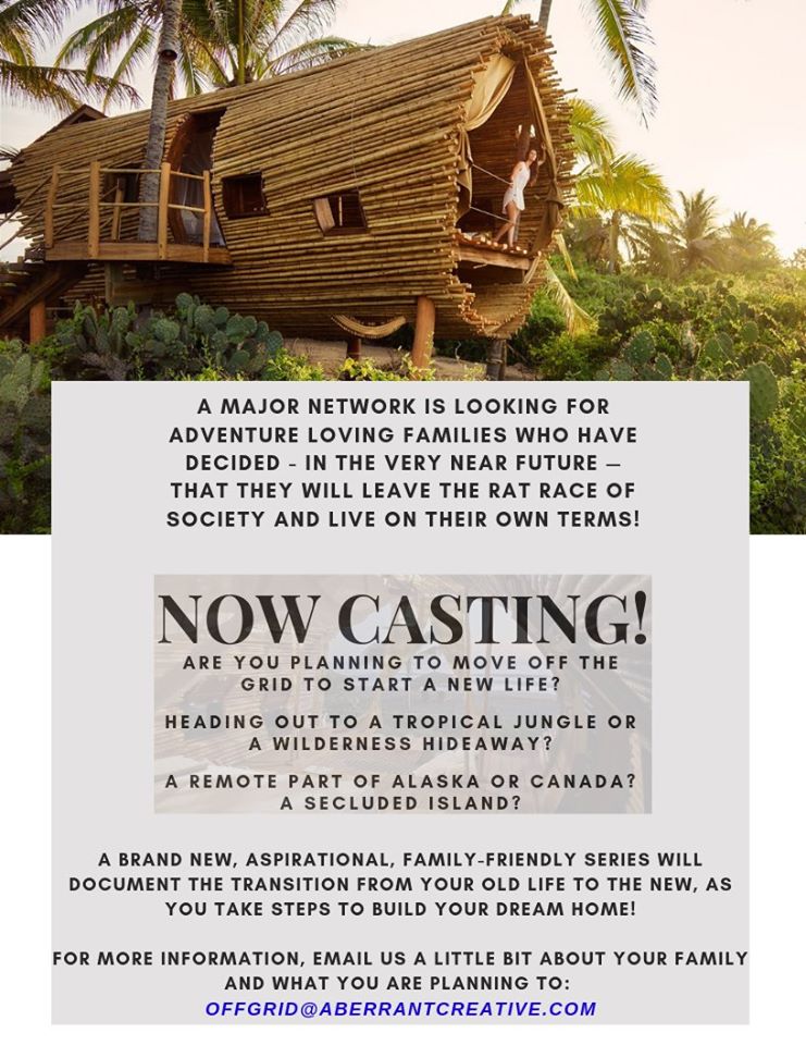 Nationwide Casting For Adventurous Families