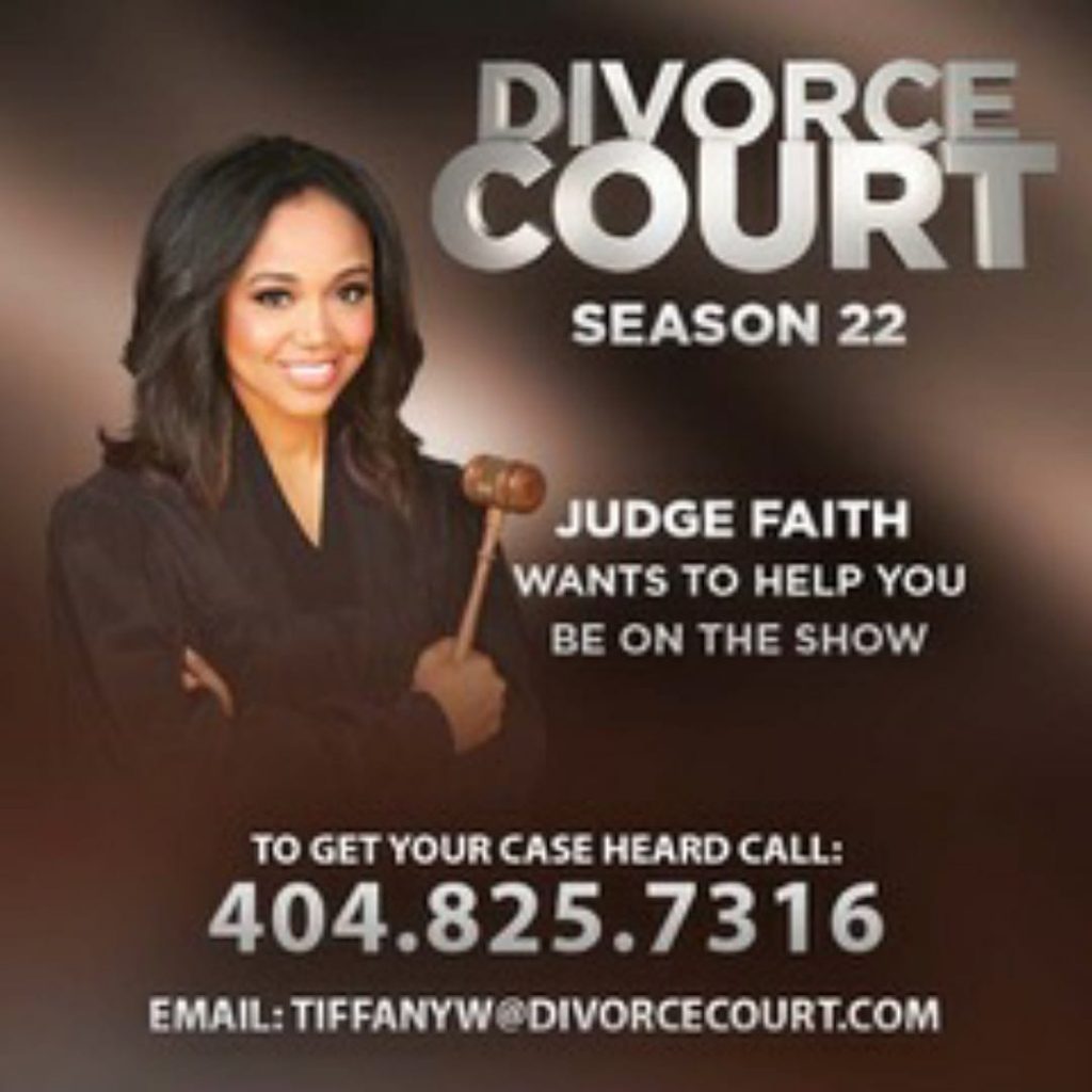 Nationwide Casting Call For Divorce Court Show