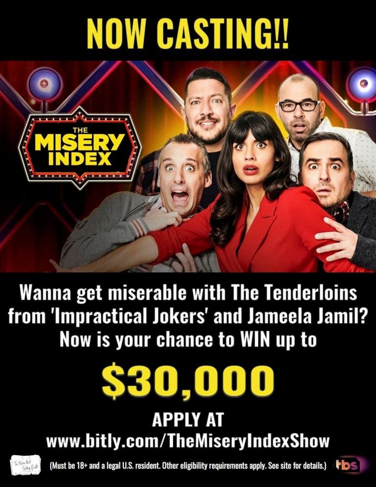Casting Call for TBS Game Show, The Misery Index – Auditions Free