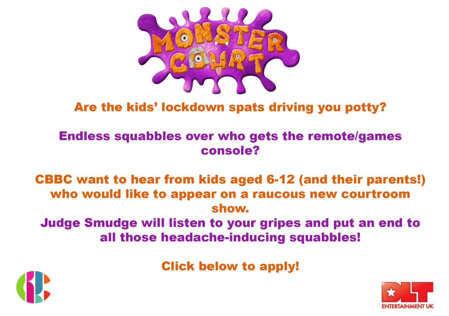 Kids show Monster Court Now Casting Kids in the UK