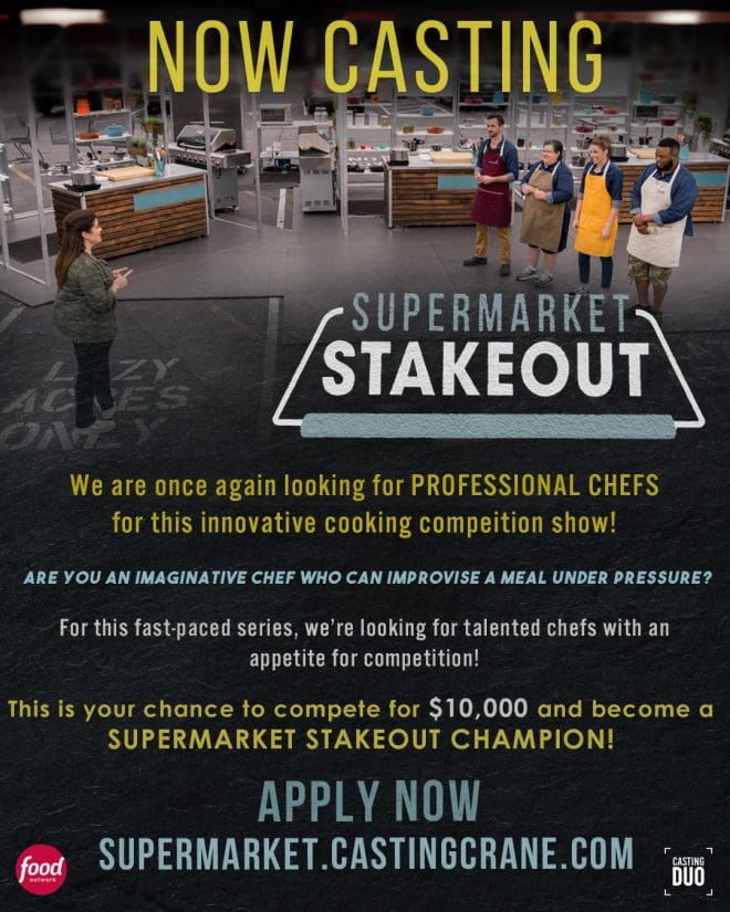 Casting Chefs for Food Network’s Supermarket Stakeout