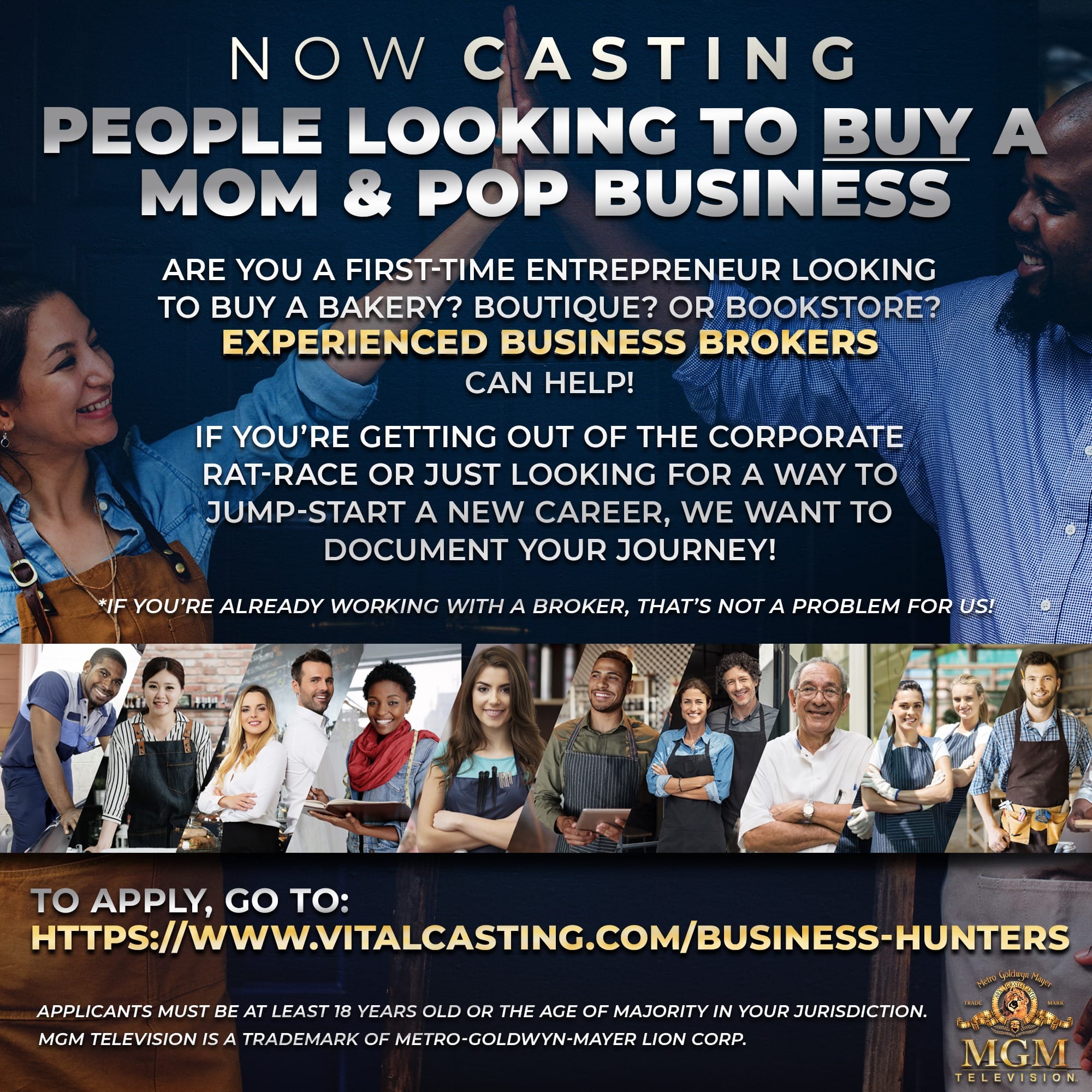 Casting People Who Are Starting A Small Business
