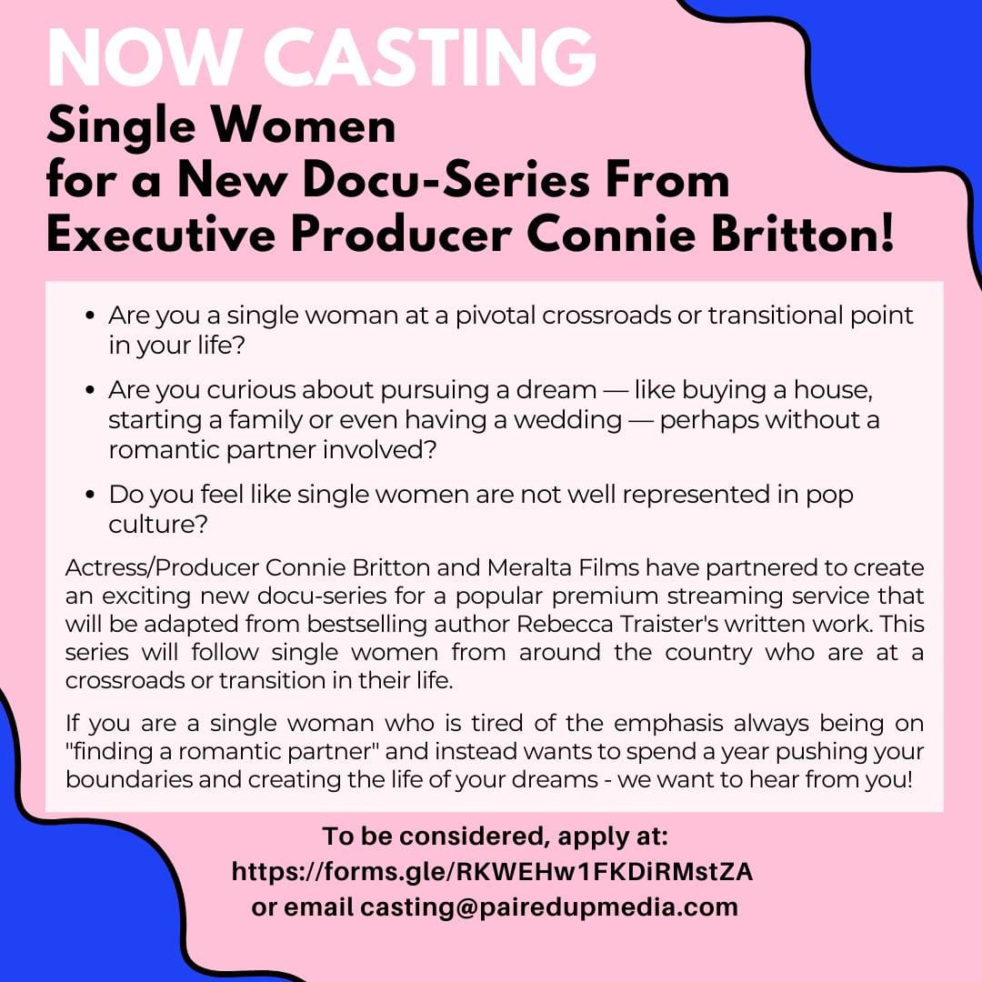 Casting Single Women For New Docu-Series