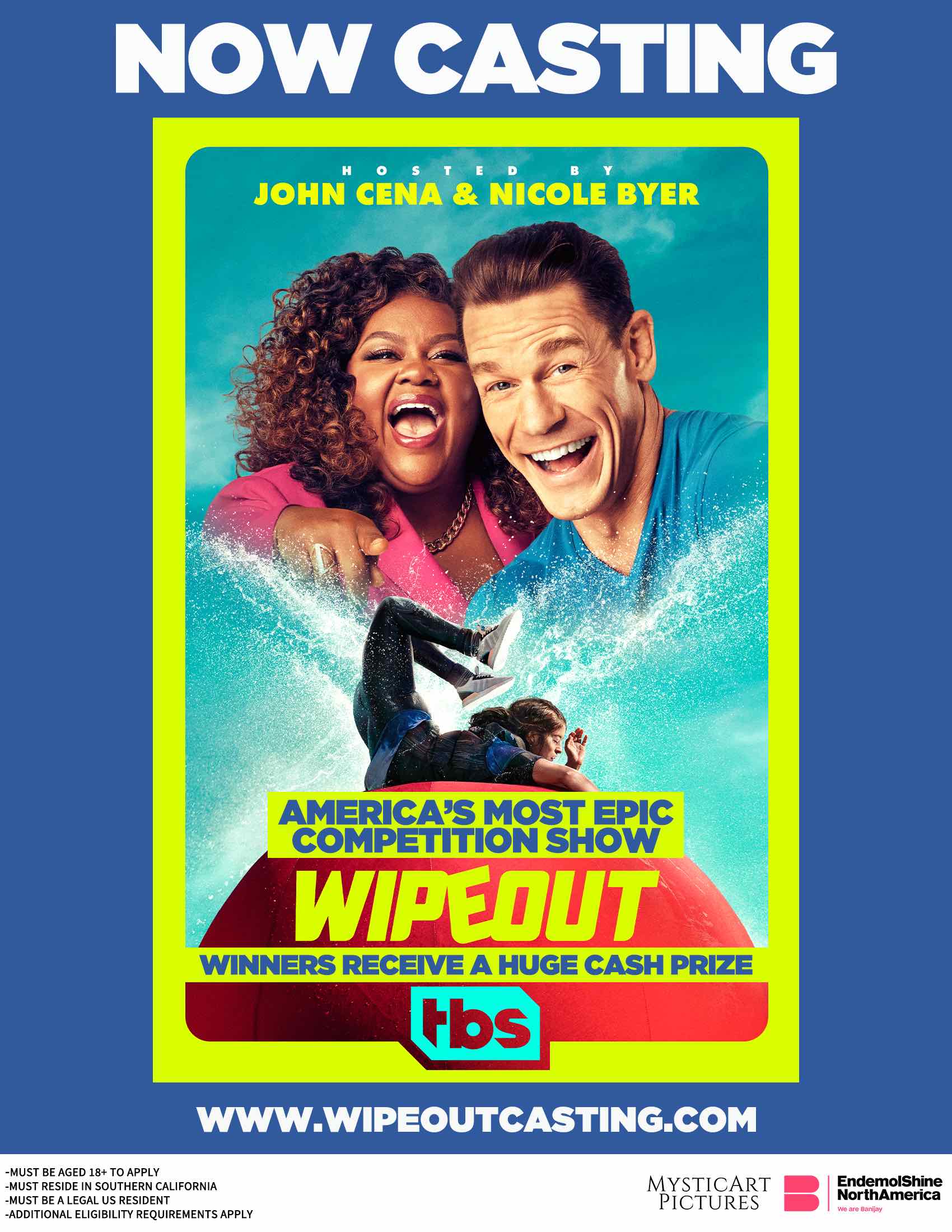 Get Cast On Wipeout