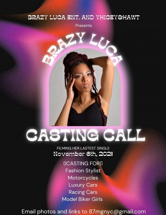 Extras in NYC for Rap Music Video – Auditions Free