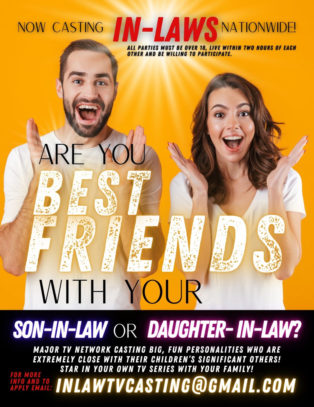 Are You Incredible Close With Your In-Laws? – Auditions Free