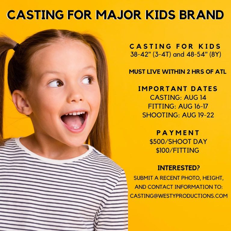 Kids Auditions in Atlanta – Auditions Free