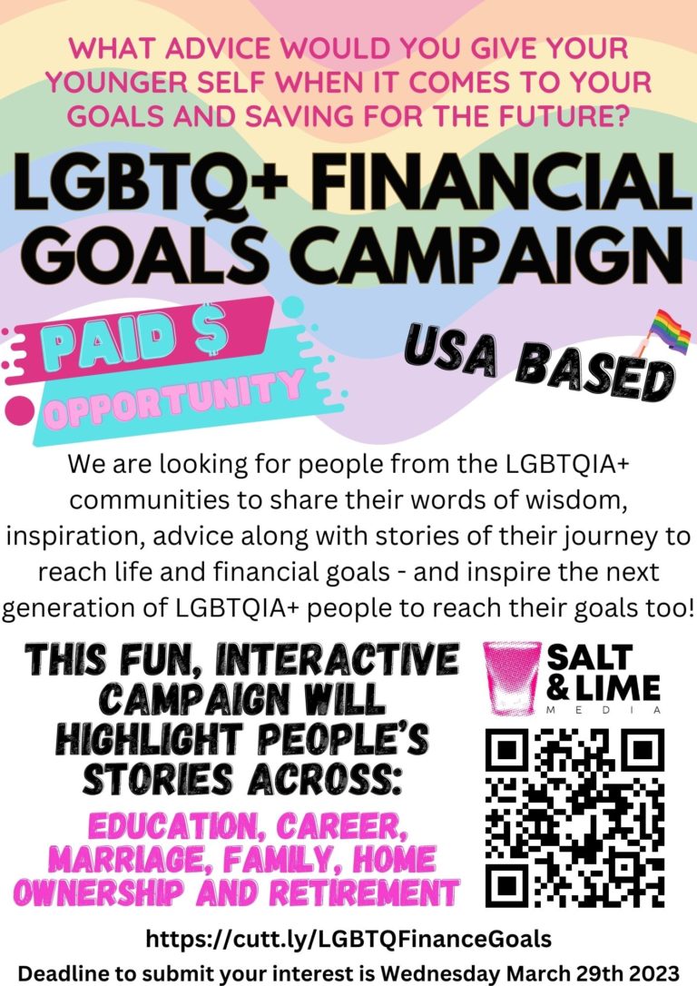 Casting LGBTQ+ Community Members to Share Their Stories – Auditions Free