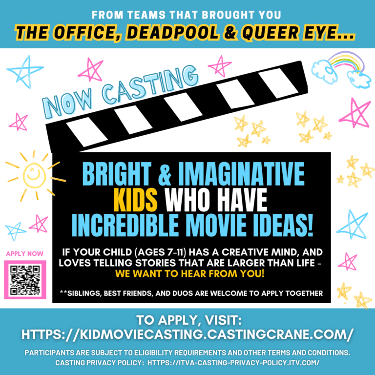 Open Casting Call for Kids in NYC – Auditions Free