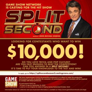 How To Get on GSN's Game Show Split Second - Online Audition