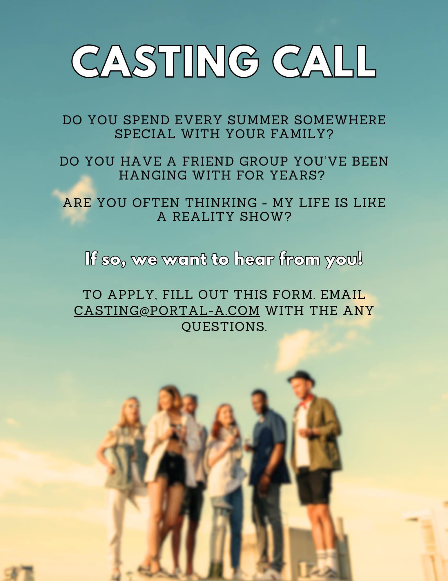Casting Notice For 2 Reality Shows About Vacations