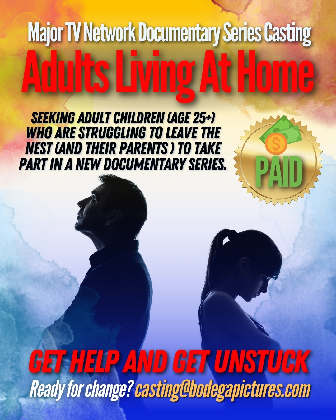 Now Casting Adults Who Still Live at Home