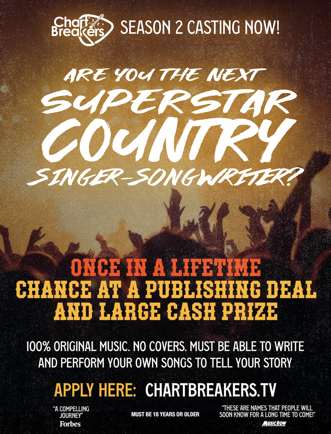 Chartbreakers Season 2 Casting Country Music Singers