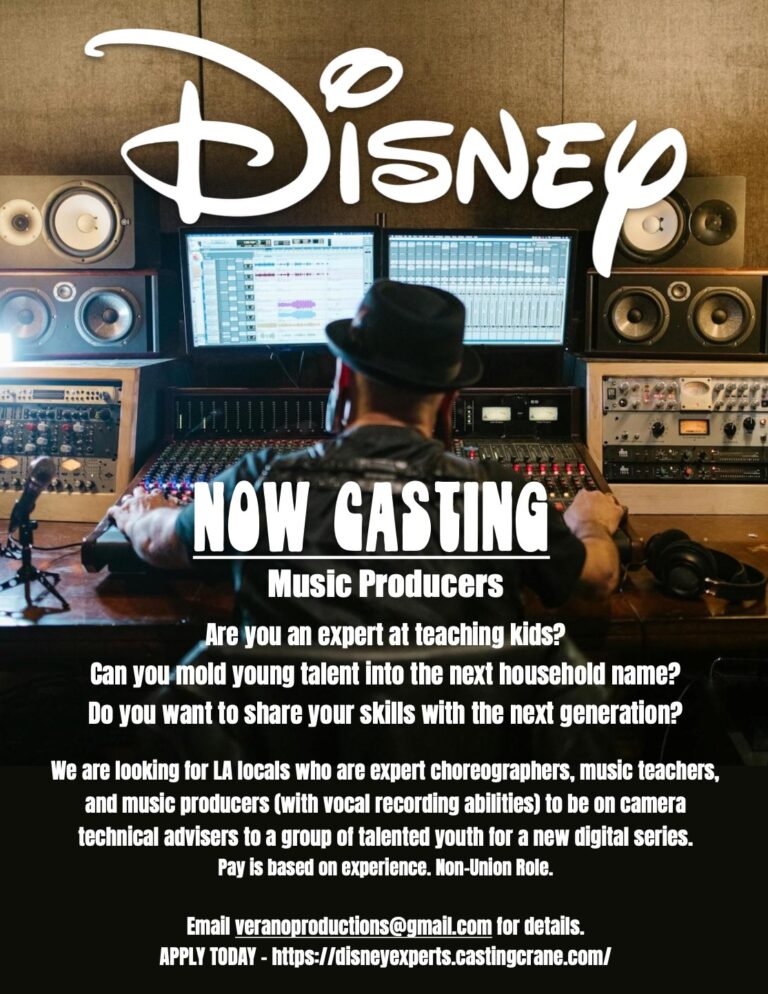 Disney Auditions in Los Angeles - Disney+ Show Seeks On-Camera Talent