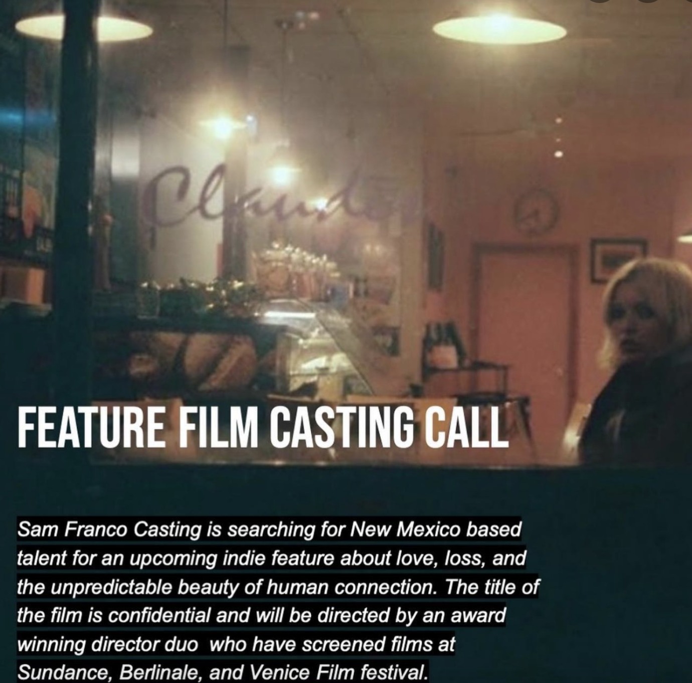 Auditions for Movie in New Mexico - Paid Speaking Roles