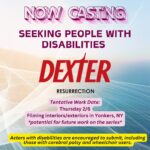 Dexter: Resurrection Casting Call in Manhattan, NYC