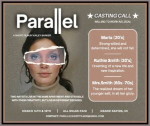 Student Film Auditions in Grand Rapids, Michigan Area
