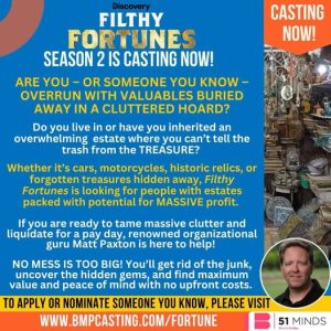 Filthy Fortunes Season 2 is Now Casting Online