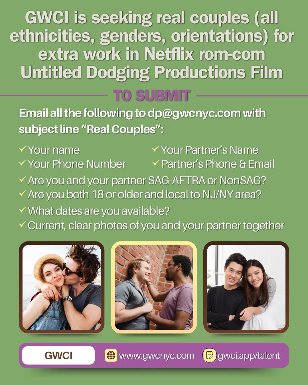 Extras Needed in New York & New Jersey For Movie – Auditions Free