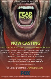 Fear Factor Auditions Are Back - How To Get On Fear Factor