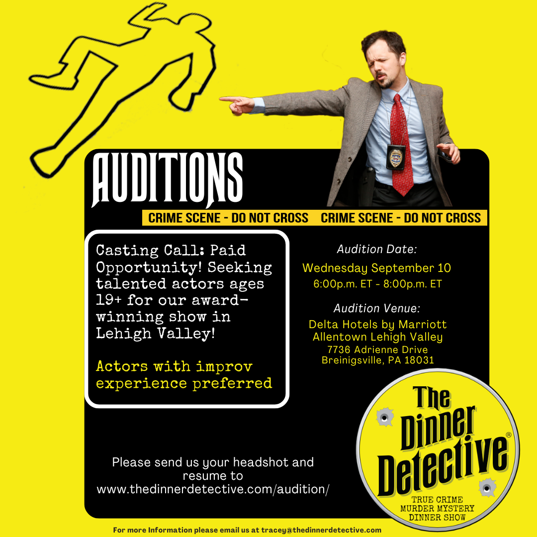 Live Show Holding Auditions for Ongoing Acting Jobs - PA