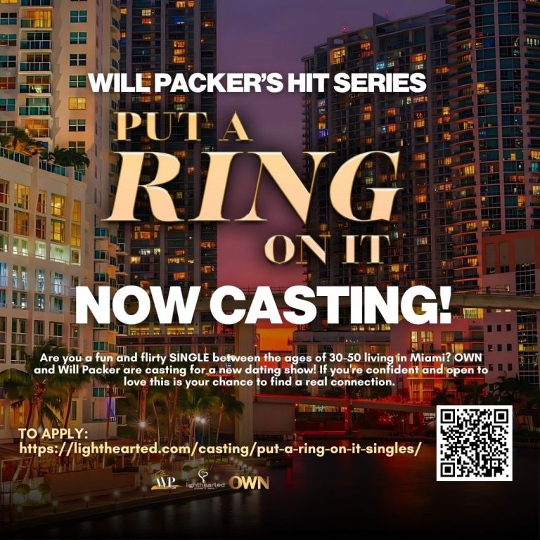 Put A Ring On It Holding Casting Call in Miami, Ages 30 - 50