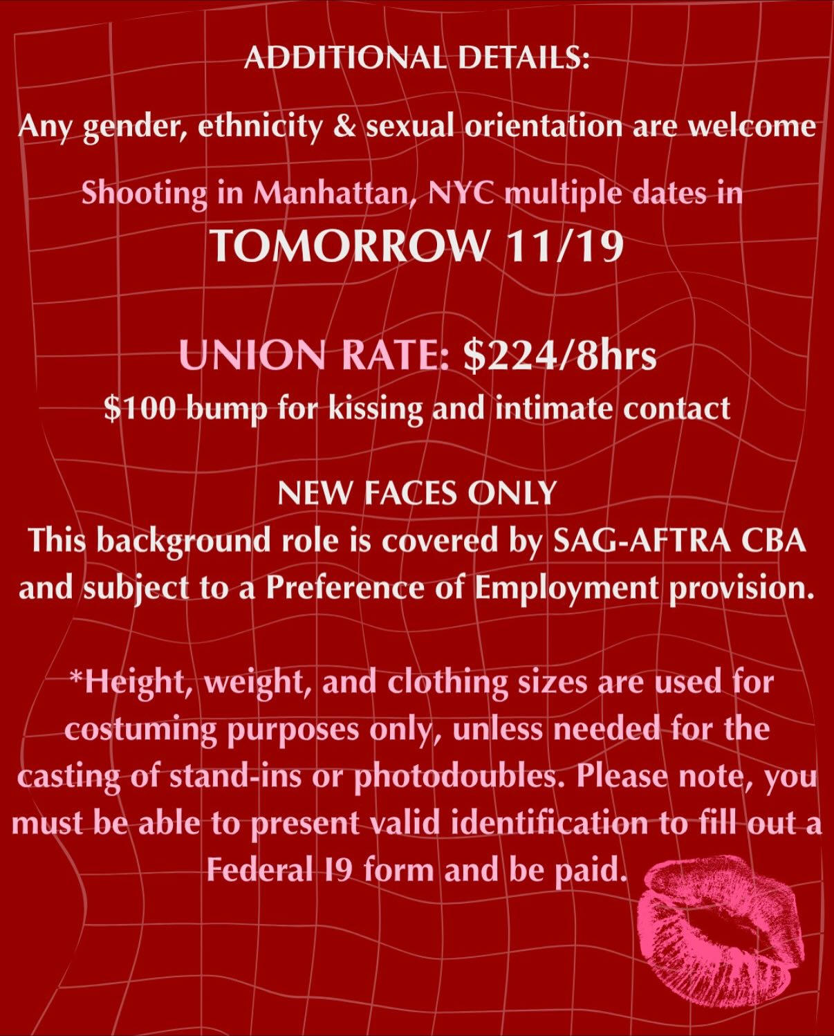 Casting REAL Couples in NYC for Movie "One Night Only"