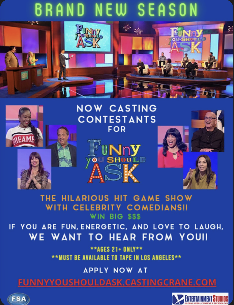 Zoom Auditions for Game Show "Funny You Should Ask" 2026