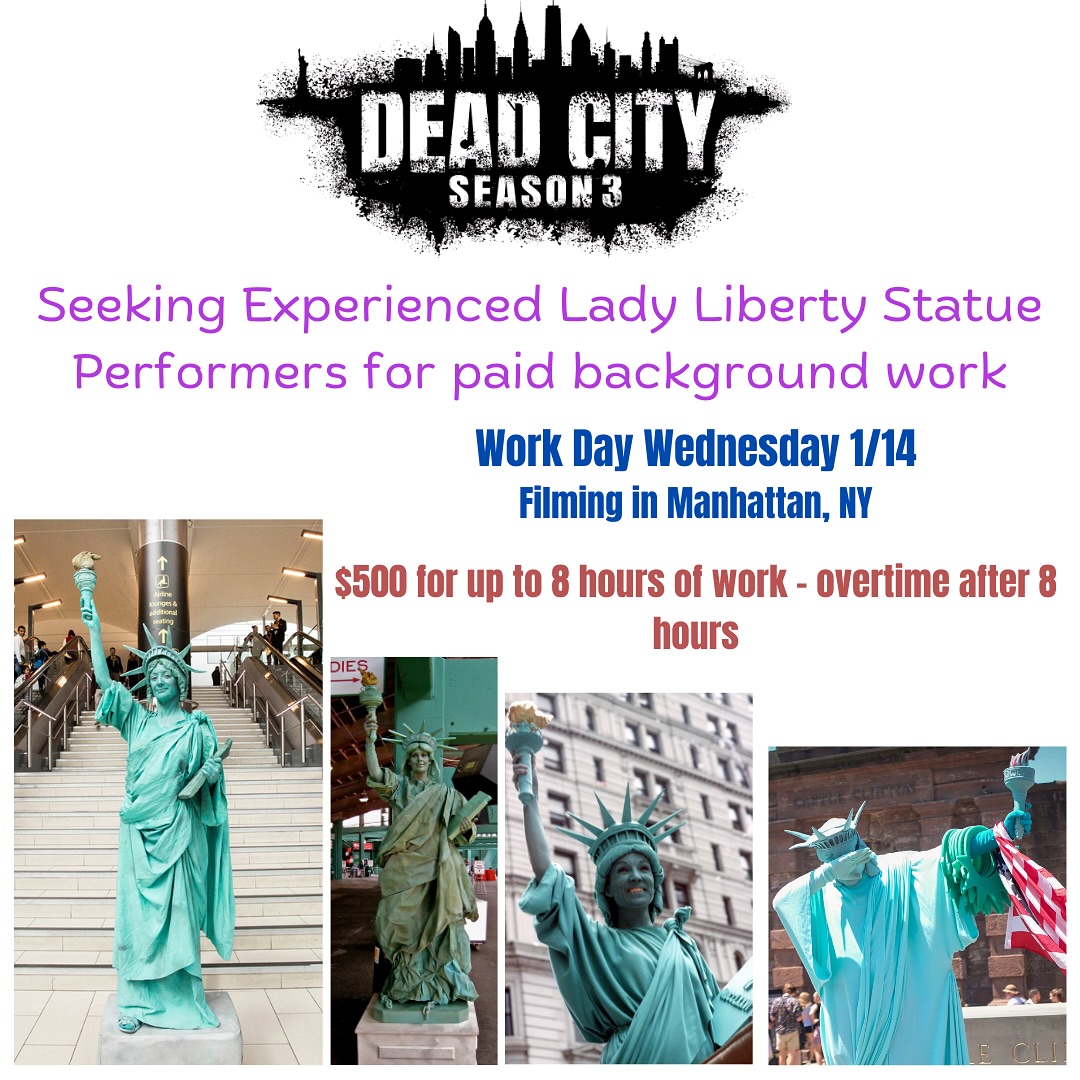 TWD Spinoff "Dead City" Casting in NYC for Specialty Roles