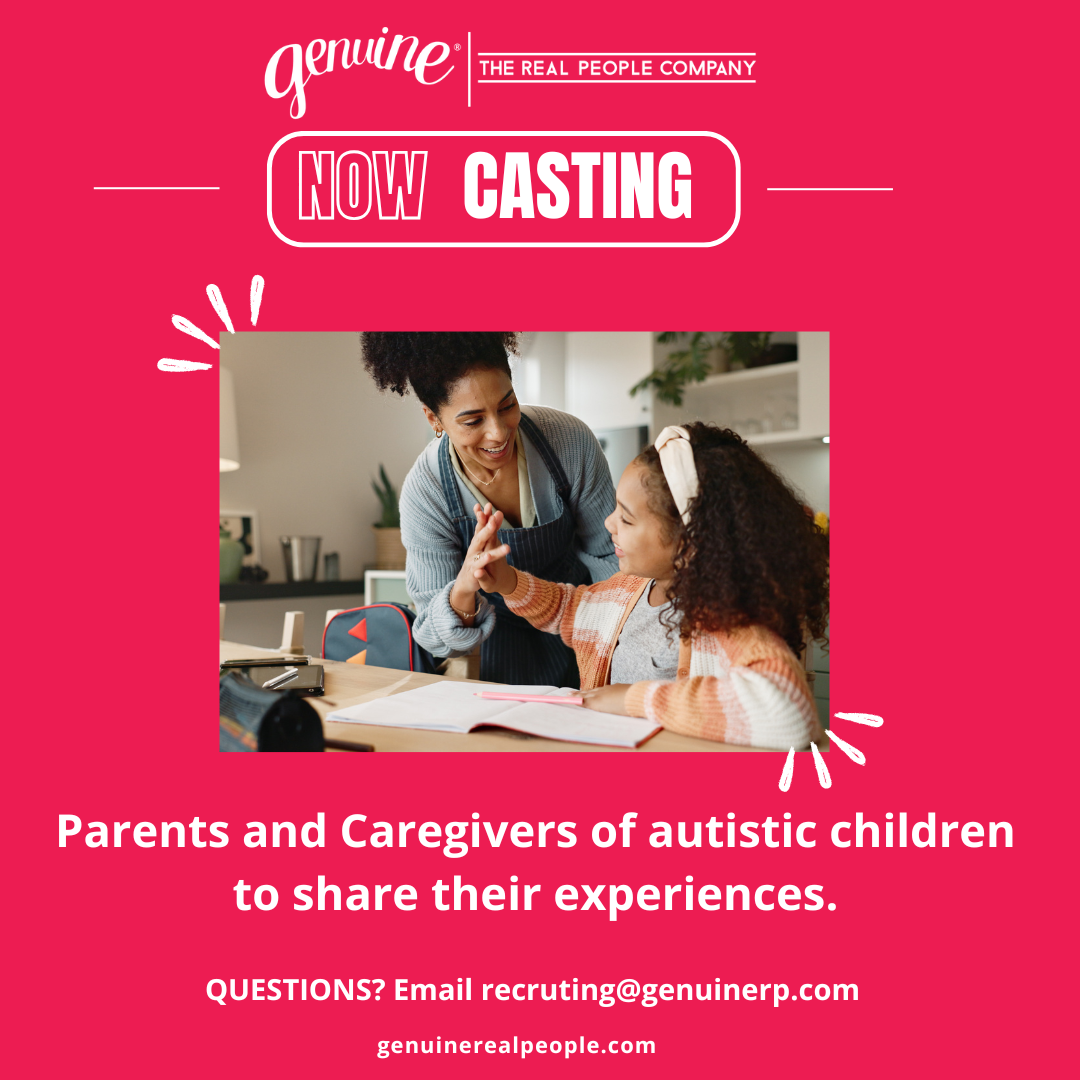 Nationwide Casting Call for Parents & Caregivers of Autistic Kids