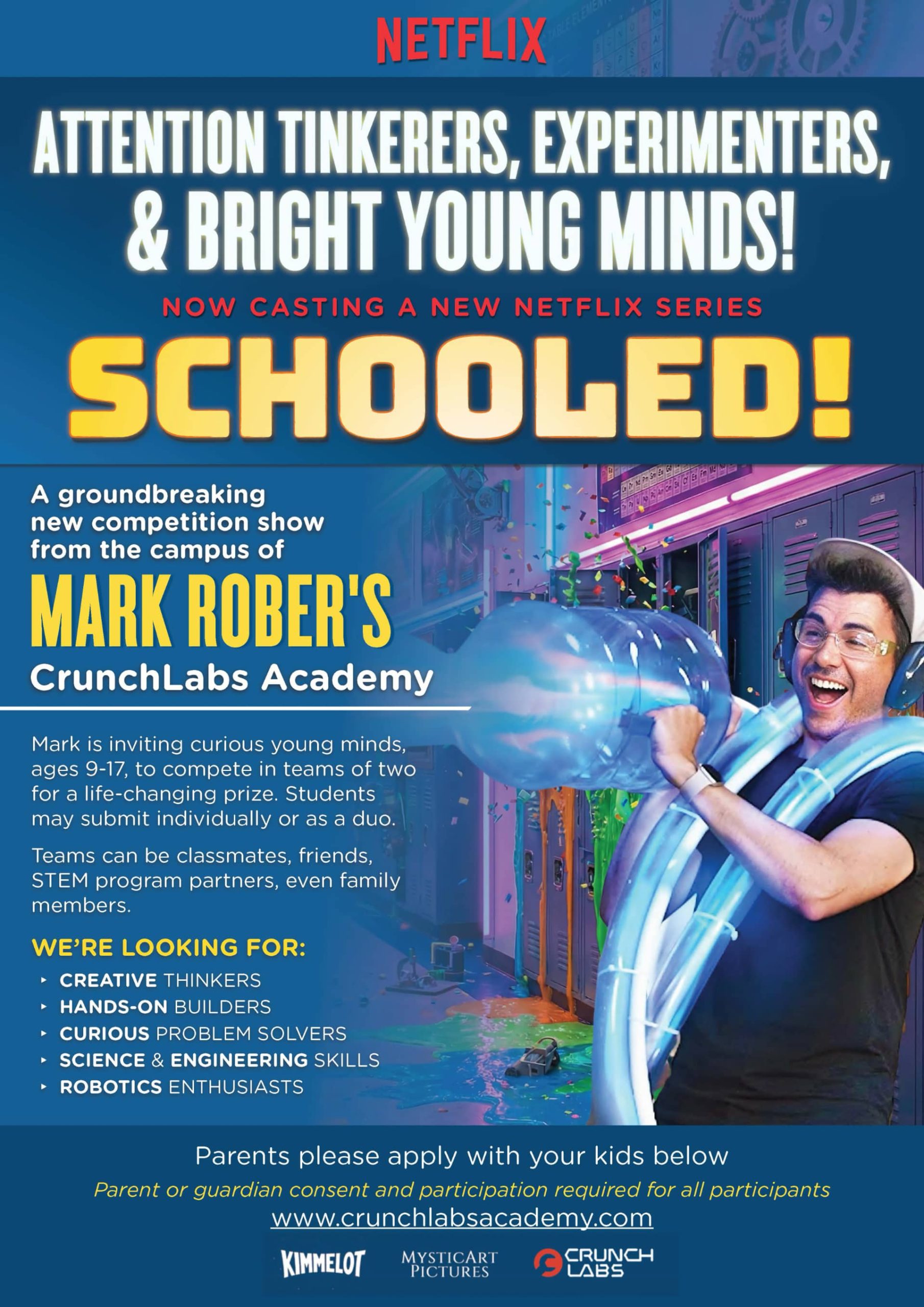 Nationwide Casting Call for Kid's - Netflix Show "Schooled"