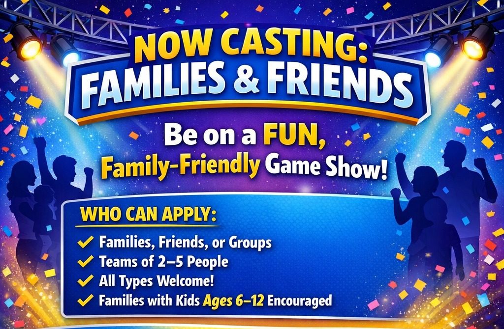 Casting Families in Los Angeles for Family Game Show