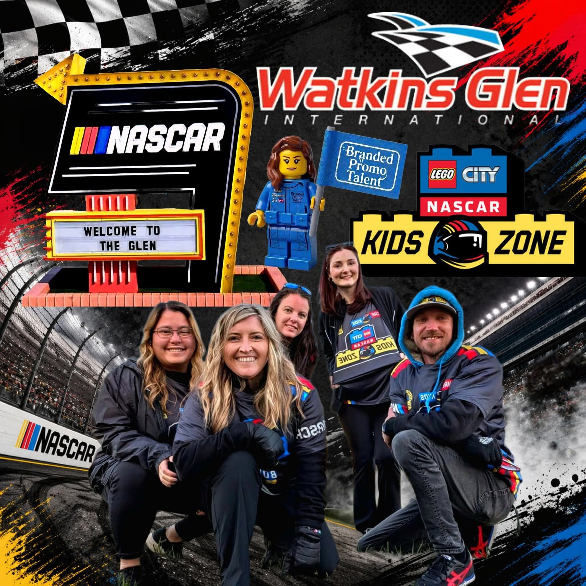 Casting in Watkins Glen, NY for LEGO City NASCAR Kids Event