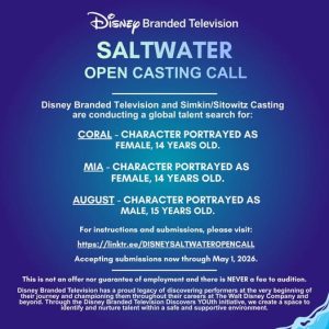 Disney Open Auditions for Teens - Global Search for Teen Actors