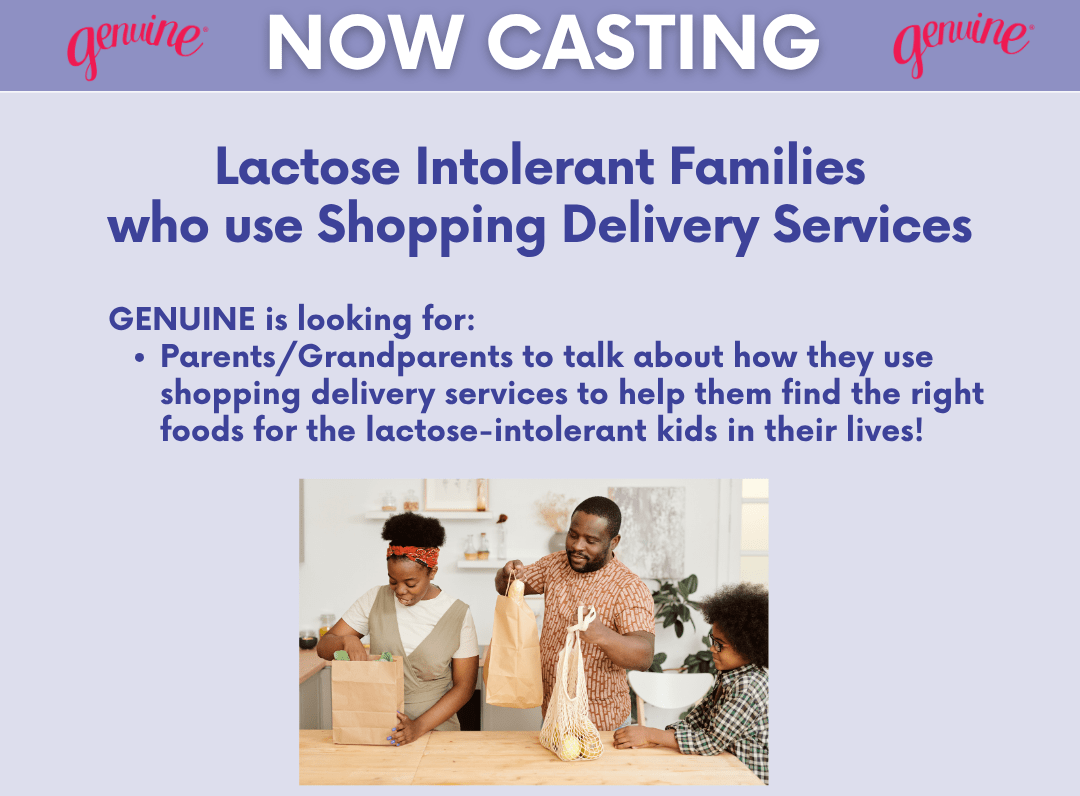 Nationwide Auditions for Lactose Intolerant Families - Pays $3k+