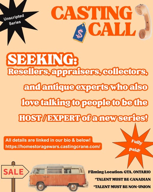 Reality Show Seeks Collectors To Host Show in Canada
